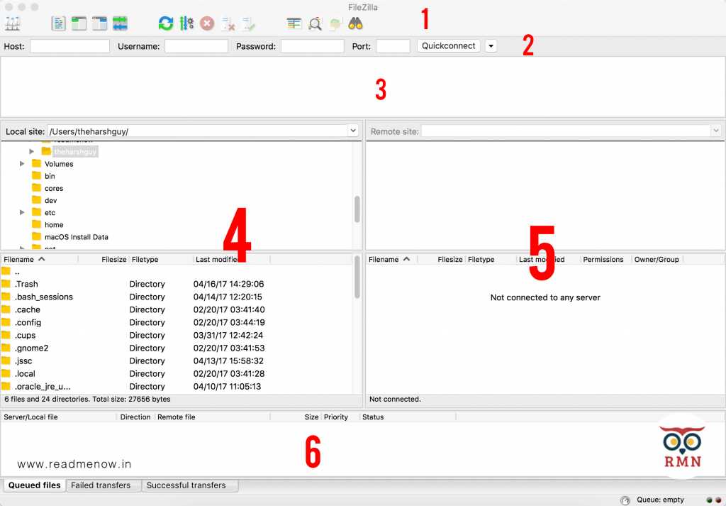 How to use Filezilla to Transfer Files - ReadMeNow